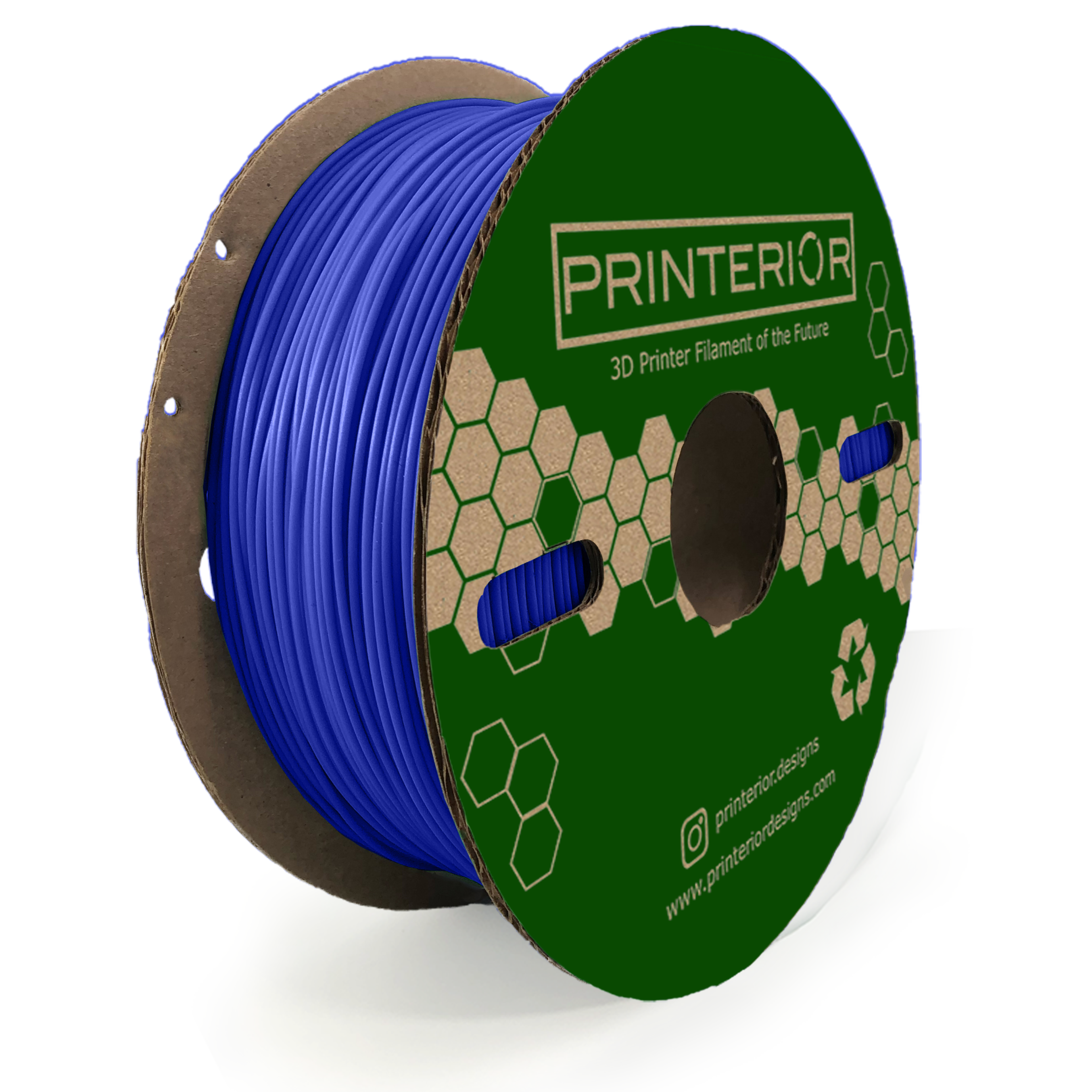 Deep Blue Recycled rPLA – Printerior